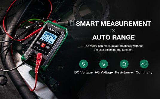 TESMEN TM-510 Smart Digital Multimeter 4000 Counts NCV Test
